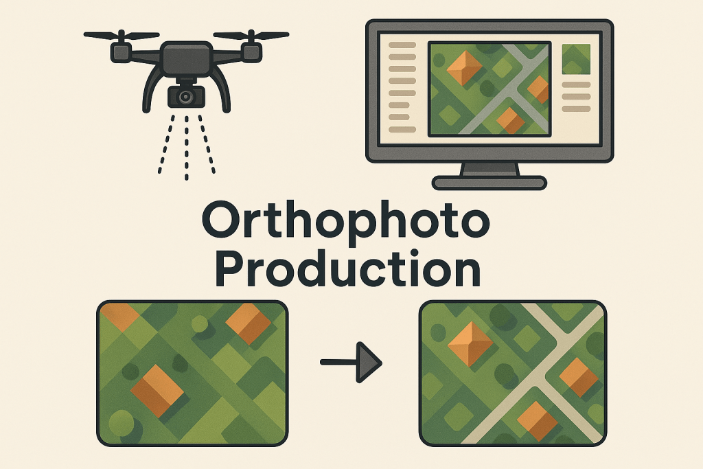 Orthophoto Production - Think Aerial Autonomus Systems Pvt Ltd